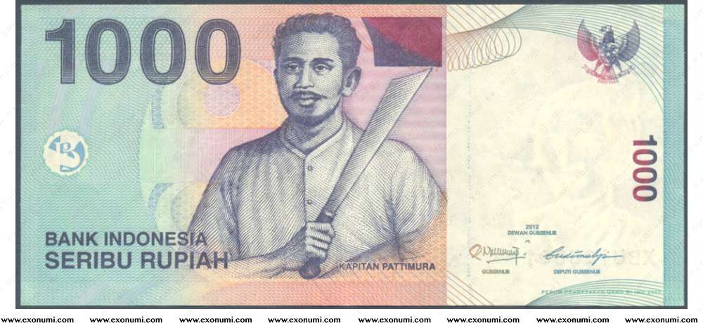 Indonesia - 1000 Rupiah (Series 2000)
