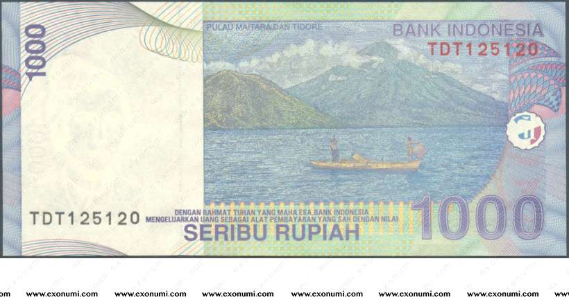 Indonesia - 1000 Rupiah (Series 2000)