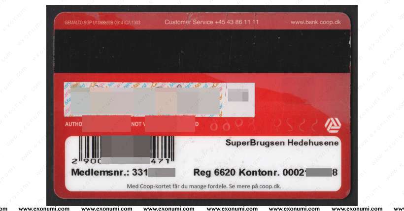 Denmark : Coop Bank MasterCard Debit (2015)