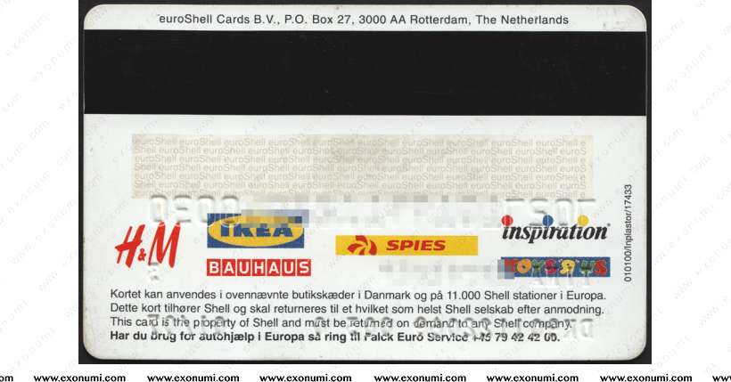 Denmark euroShell Fuel Card