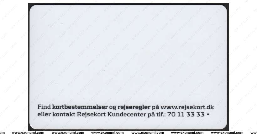 Denmark : Rejsekort Personal - National Transportation Card (2015)