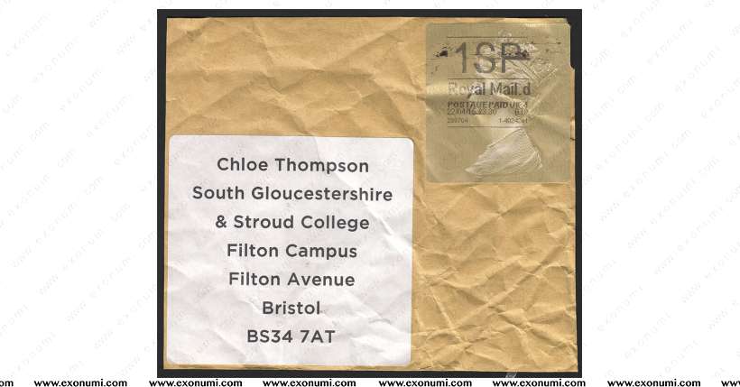 United Kingdom - Horizon Postage Label : 1SP (1st Class Small Parcel ...