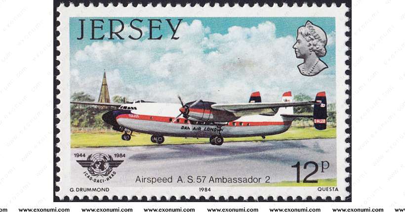 Jersey - 40th Anniversary of International Civil Aviation Organisation ...