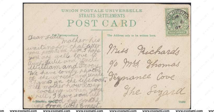 United Kingdom - Postcard from Polperro (1907)